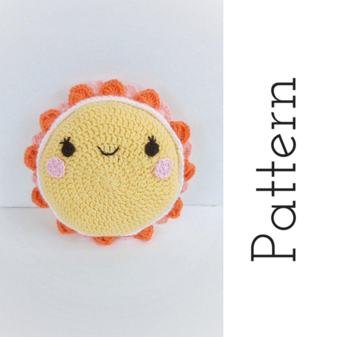 Crochet Sun Pillow Pattern Sun Pillow Pattern Sun Plushie - Etsy Canada