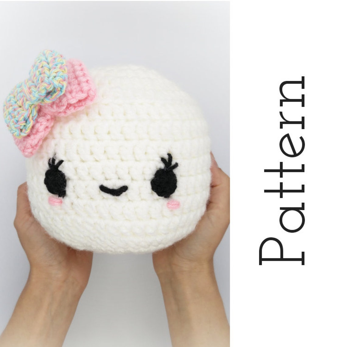 Easy Crochet Marshmallow Pattern / Amigurumi Pattern / | Etsy