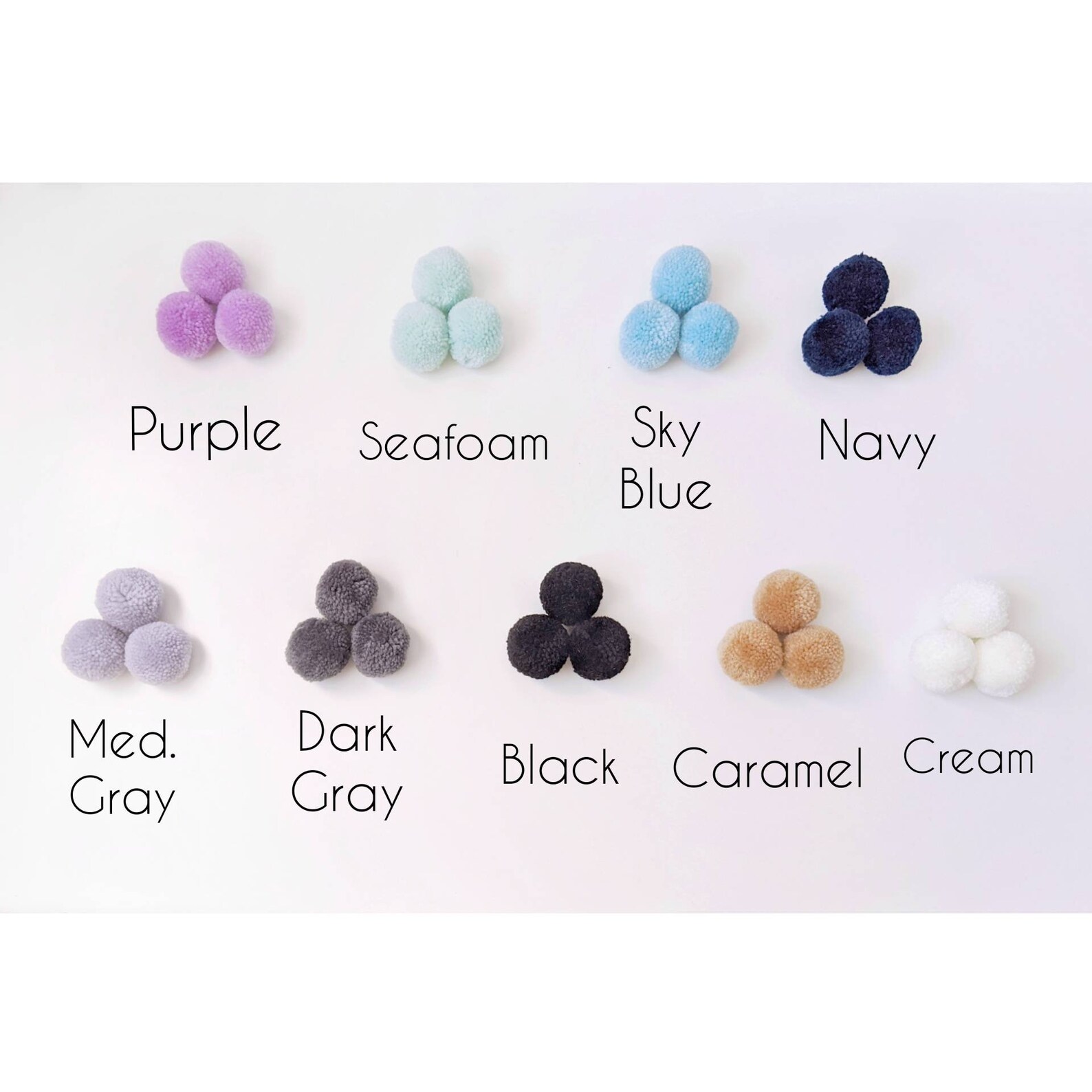 Large orange pom poms craft pom poms yarn pom poms bulk pom | Etsy