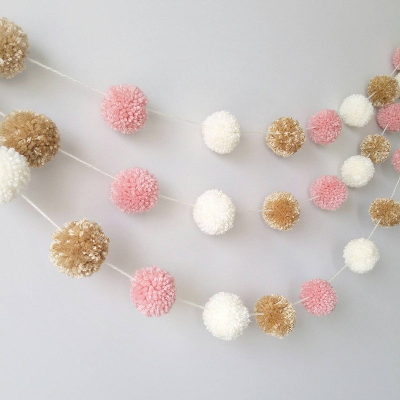 Pink Garland - Etsy