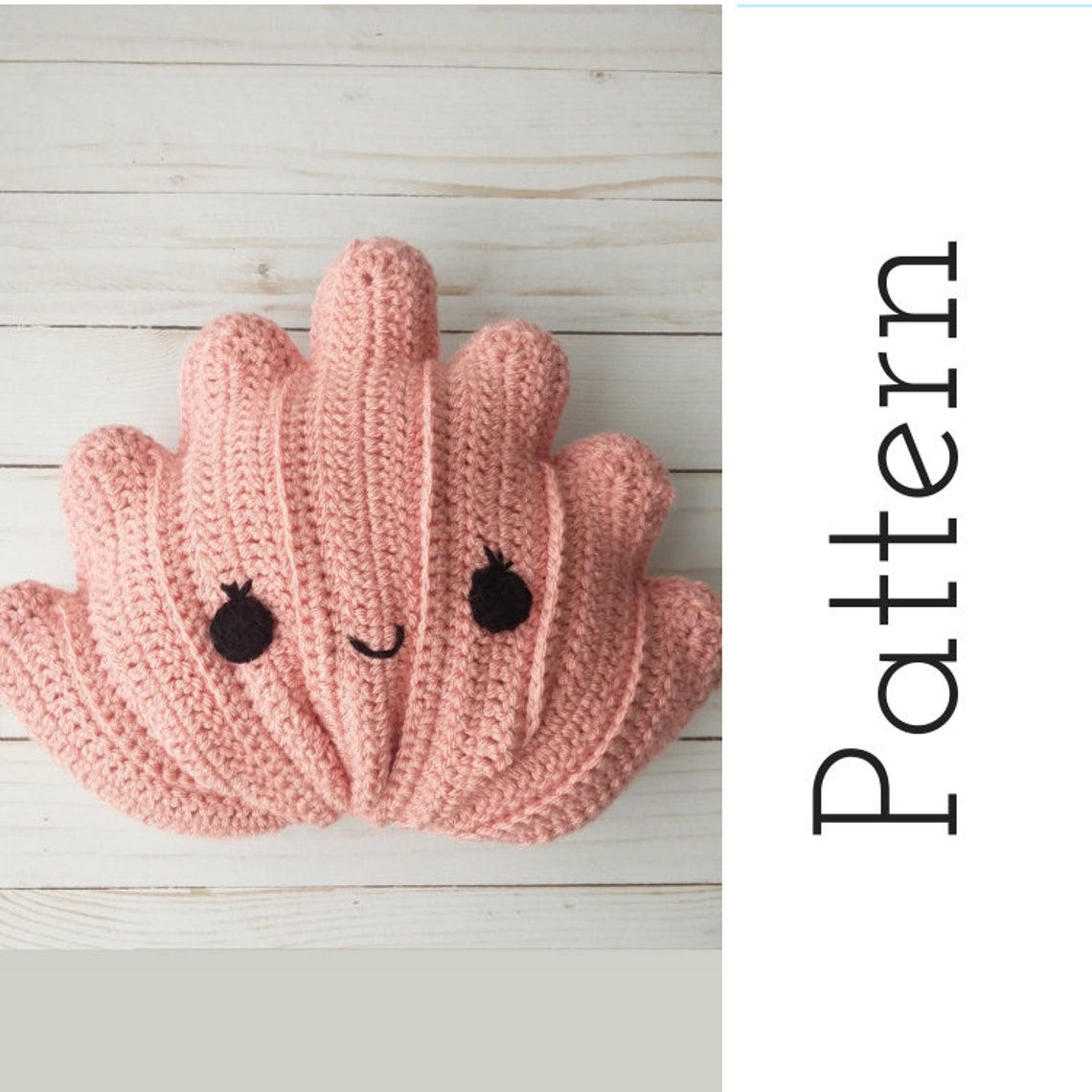 Crochet Seashell Pillow Pattern Crochet Toy Pattern Crochet | Etsy