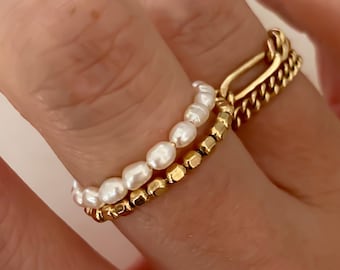 Seed Pearl Ring | Etsy