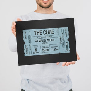 Concert / Gig Ticket Poster Print. Personalised to Feature Your ...