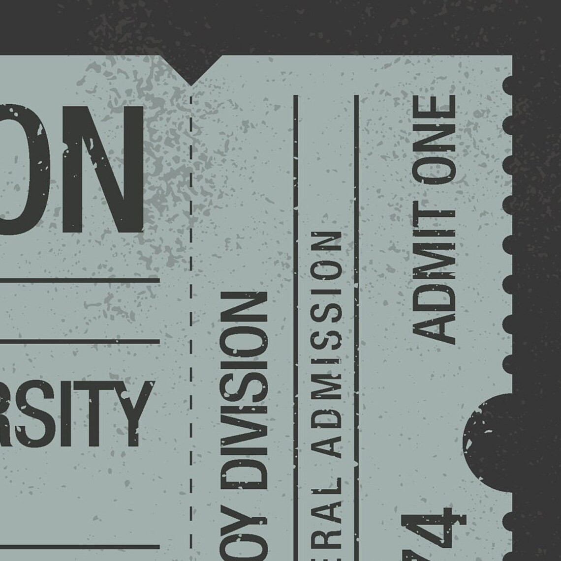 Concert / Gig Ticket Poster Print. Personalised to Feature - Etsy