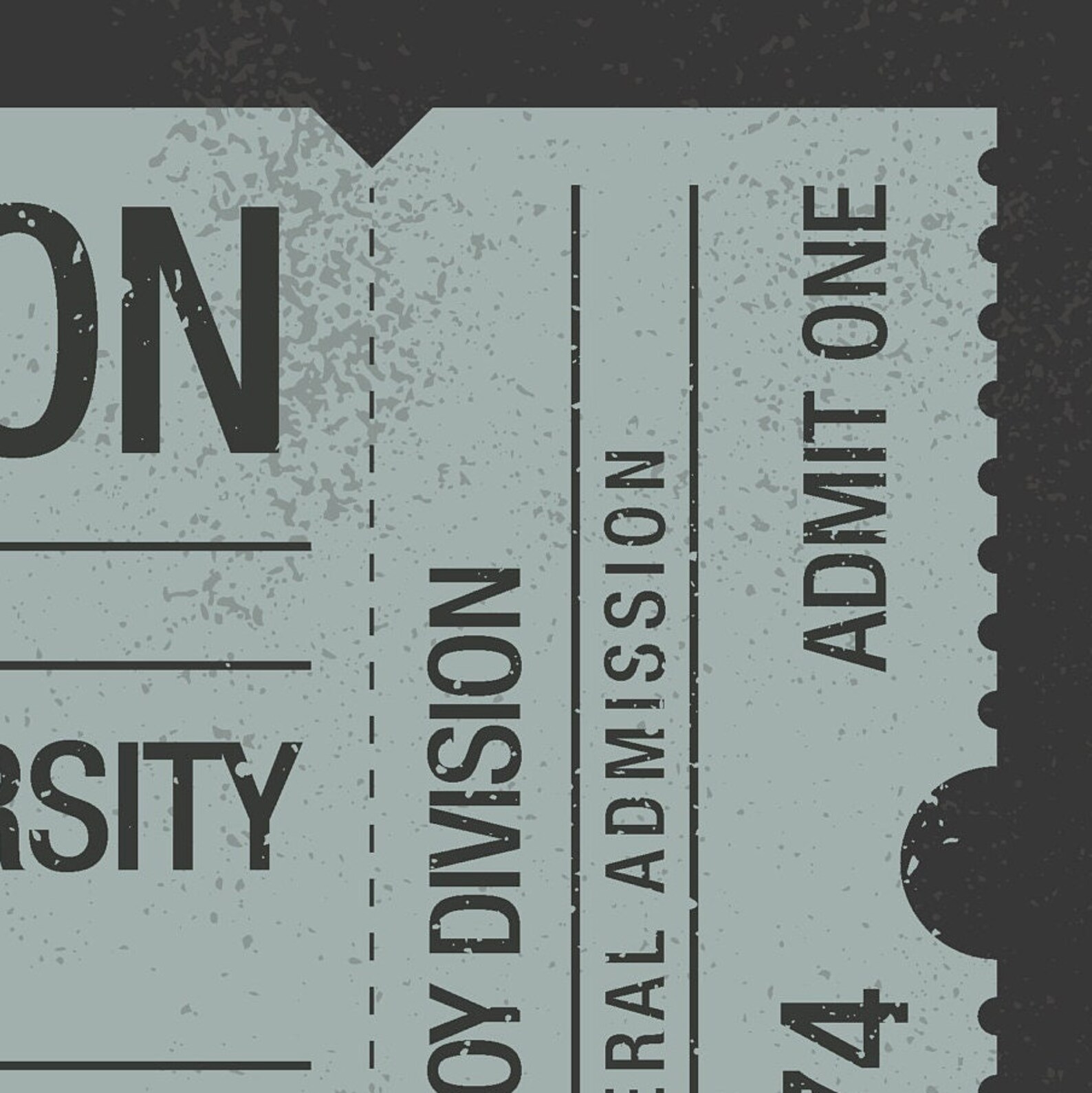 Concert / Gig Ticket Poster Print. Personalised to Feature Your ...