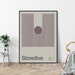 Slowdive Reimagined Gig Poster, Mid-century, Modernist Art Print, Music ...