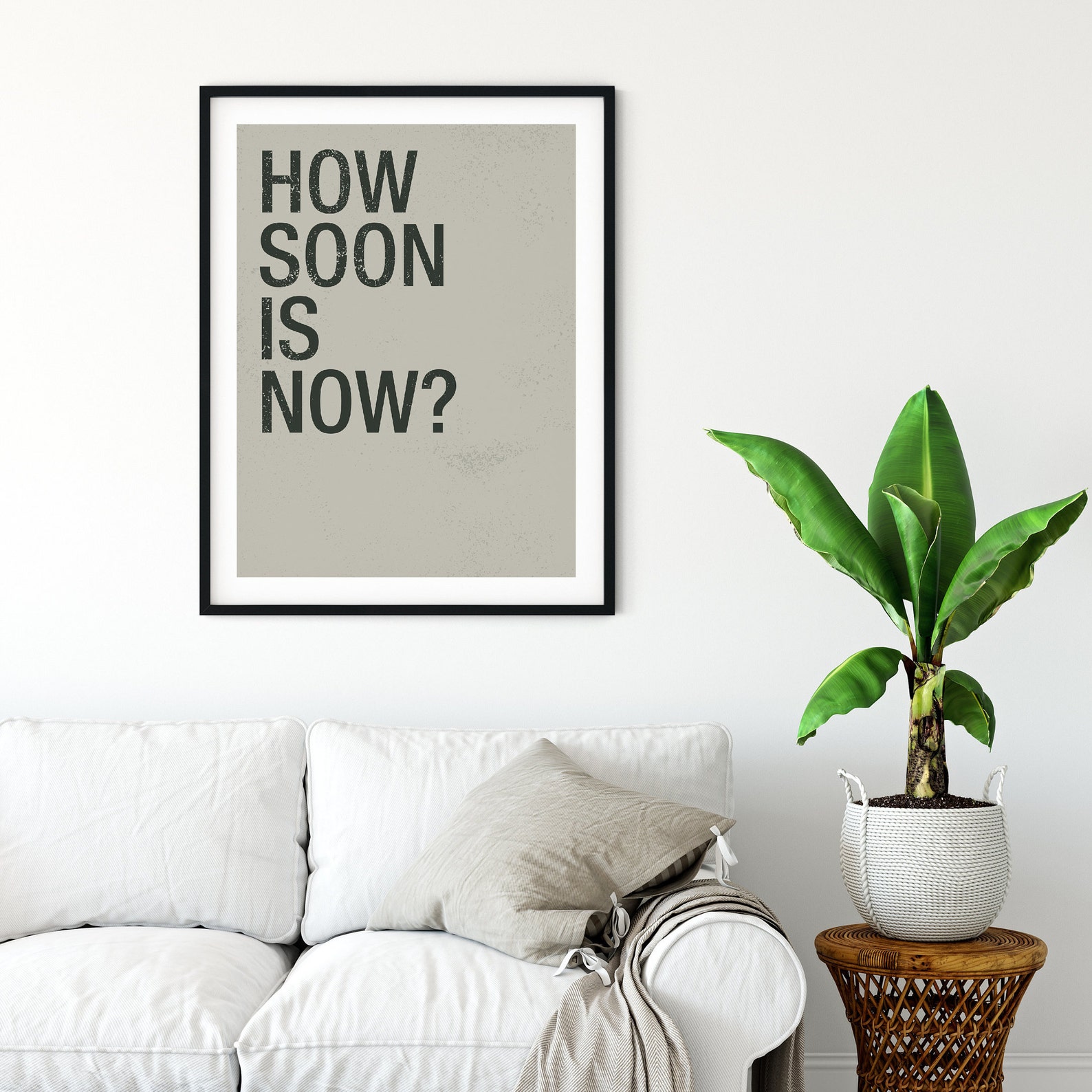 How Soon is Now Mid-century Modern Style Art Print - Etsy