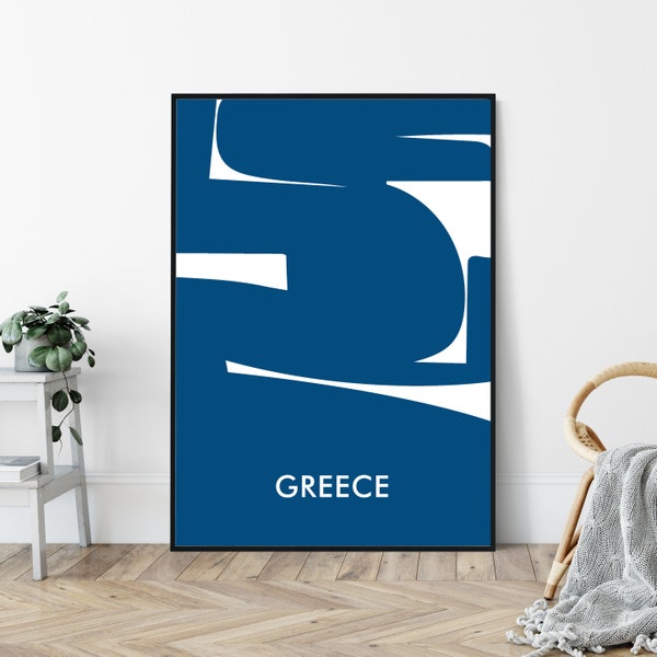 Greek Travel Poster - Etsy