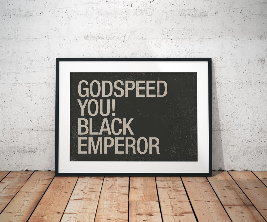 Godspeed You! Black Emperor. Post Rock Music Poster Print. - Etsy