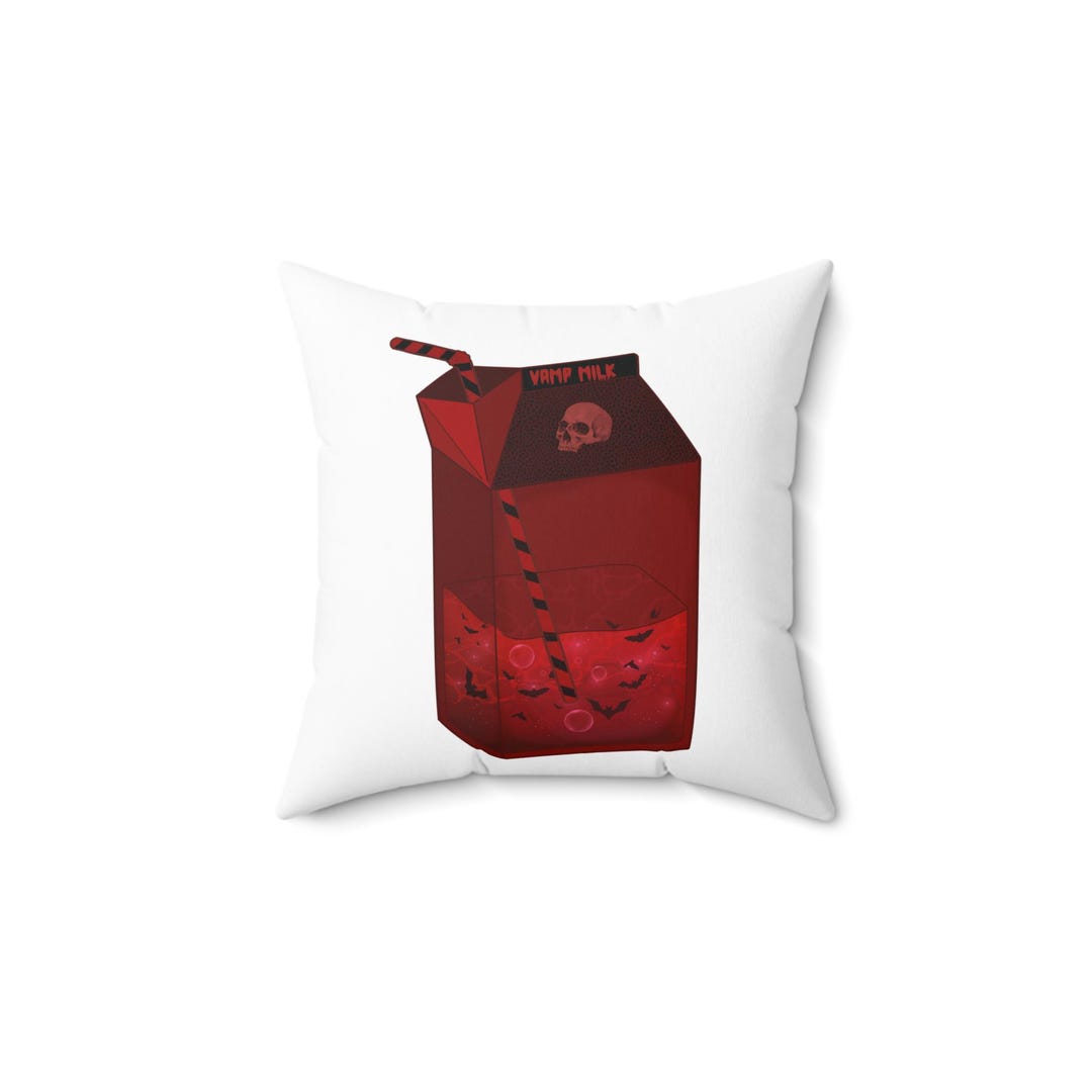 Goth Vampire Pillow, Spooky Halloween Home Decor, Valentines Day Gothic ...