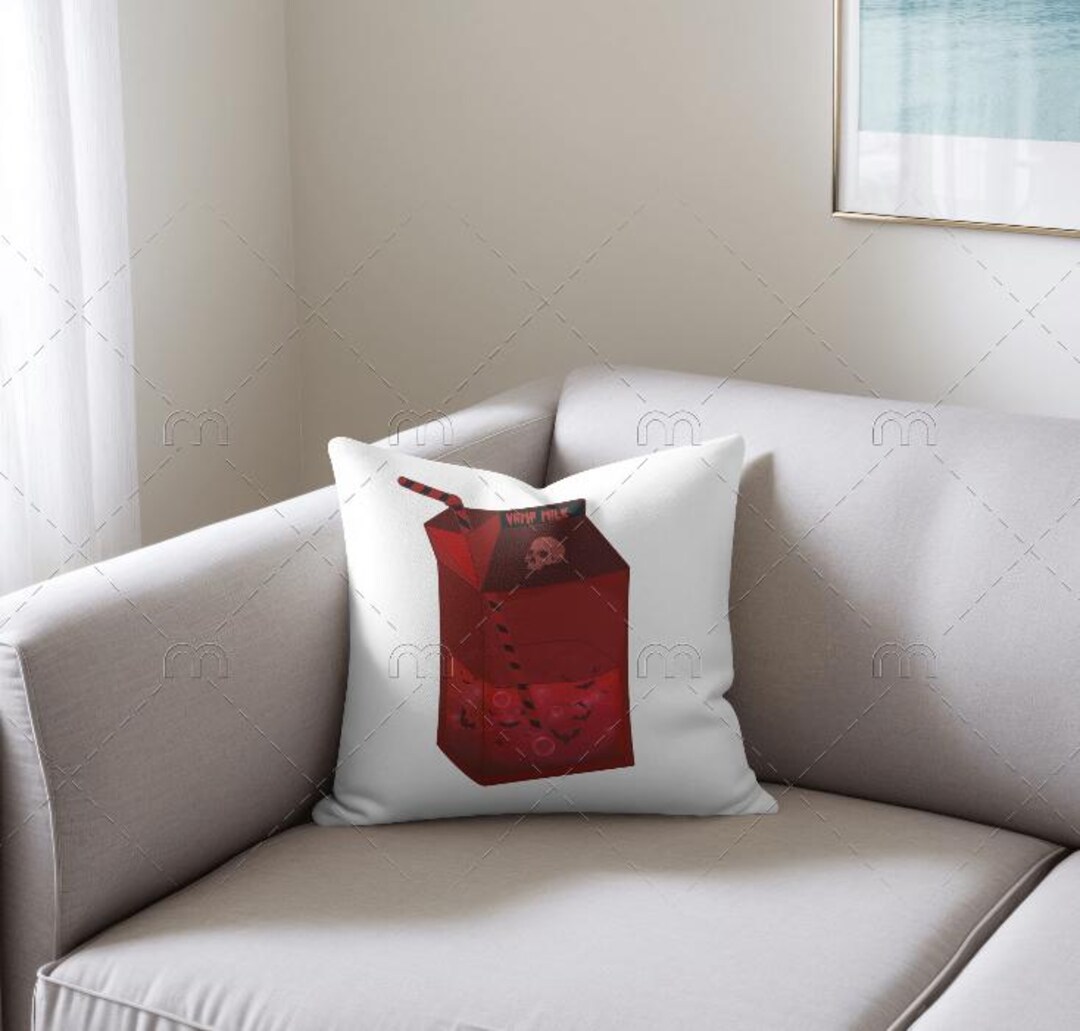 Goth Vampire Pillow, Spooky Halloween Home Decor, Valentines Day Gothic ...