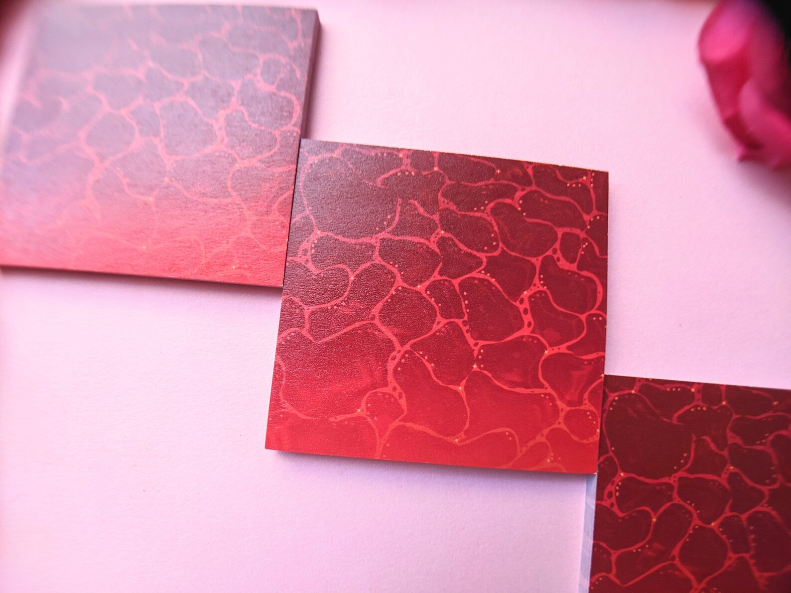 Red Water Sticky Notes B-grade Sticky Notes Water Post It Notes Goth ...