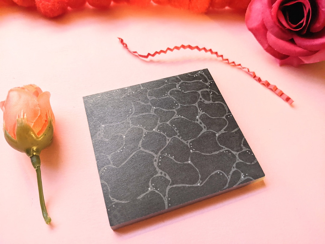 Black/gray Post It Notes || Vaporwave Water Aesthetic Notes || Goth ...