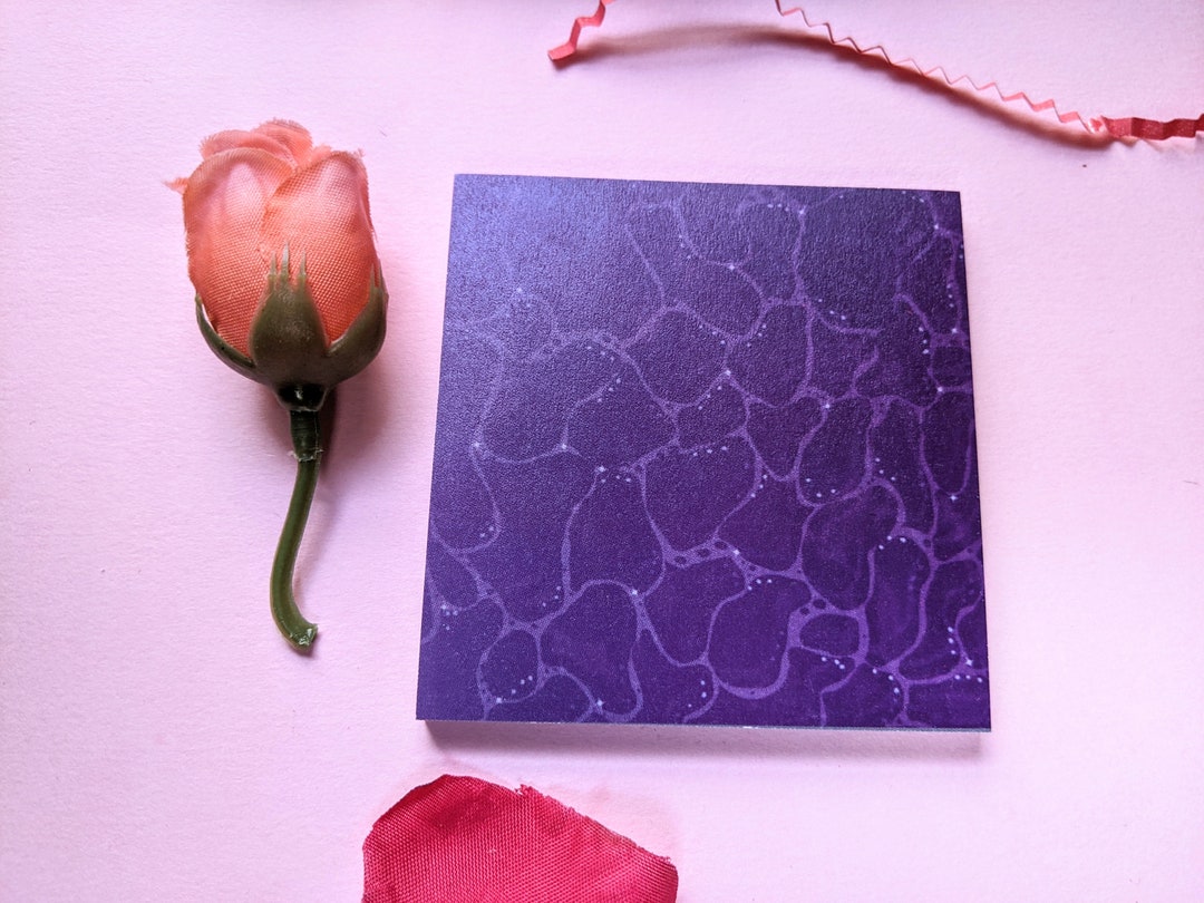 Purple Vaporware Sticky Notes || Purple Memo Pad || Purple Sticky Notes ...