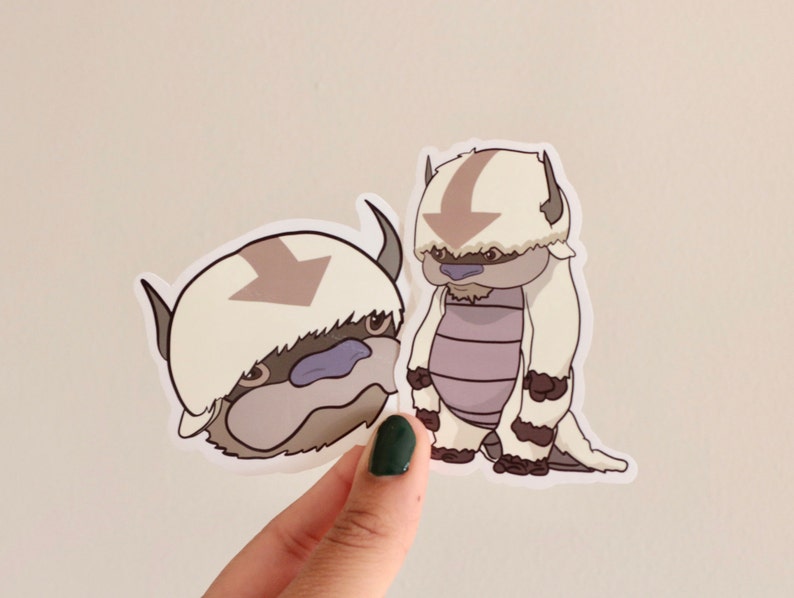 Appa Avatar the Last Airbender Sticker Cute Avatar Sticker | Etsy
