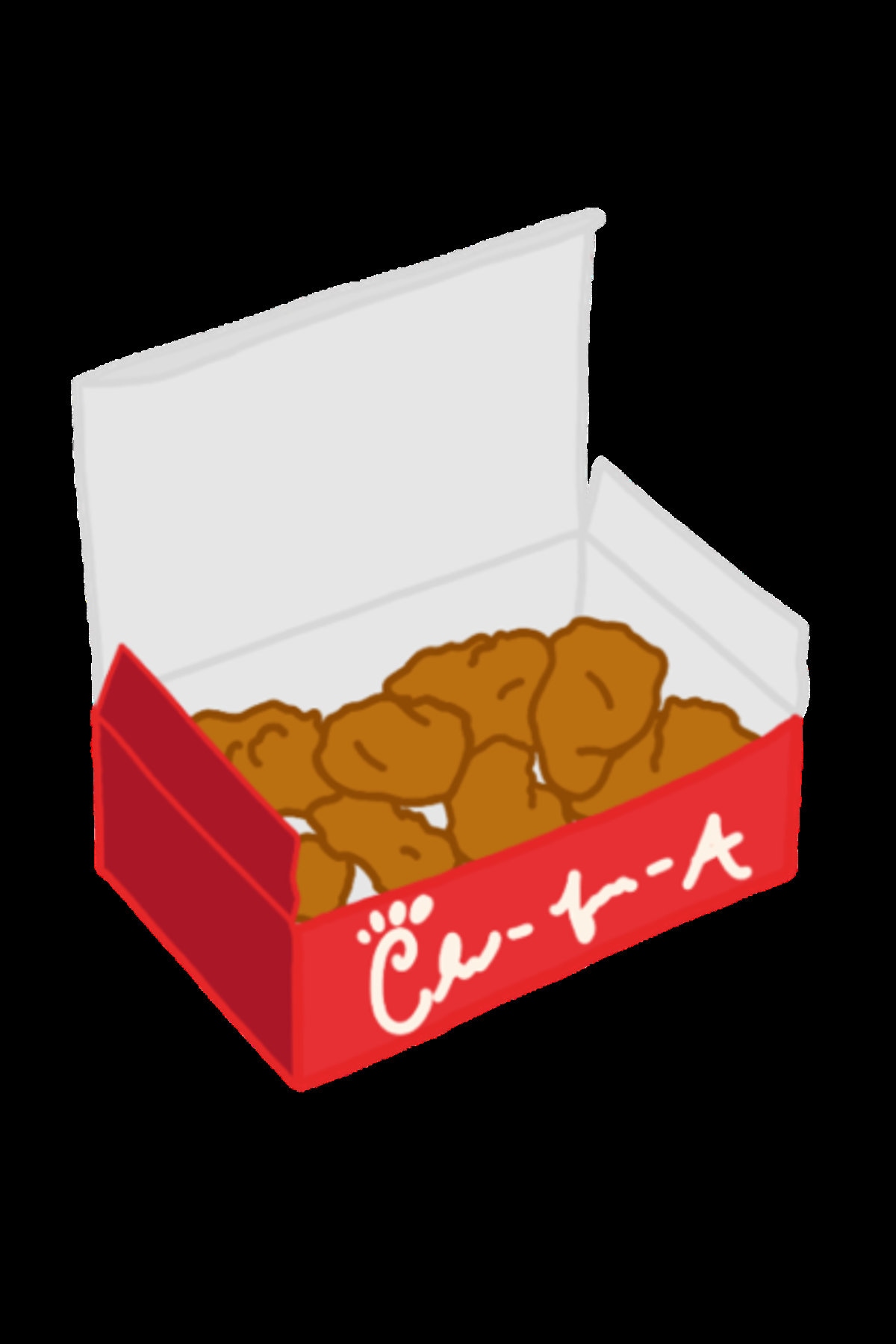 Chick-fil-a Sticker Chicken Nugget Sticker Chick-fil-a - Etsy