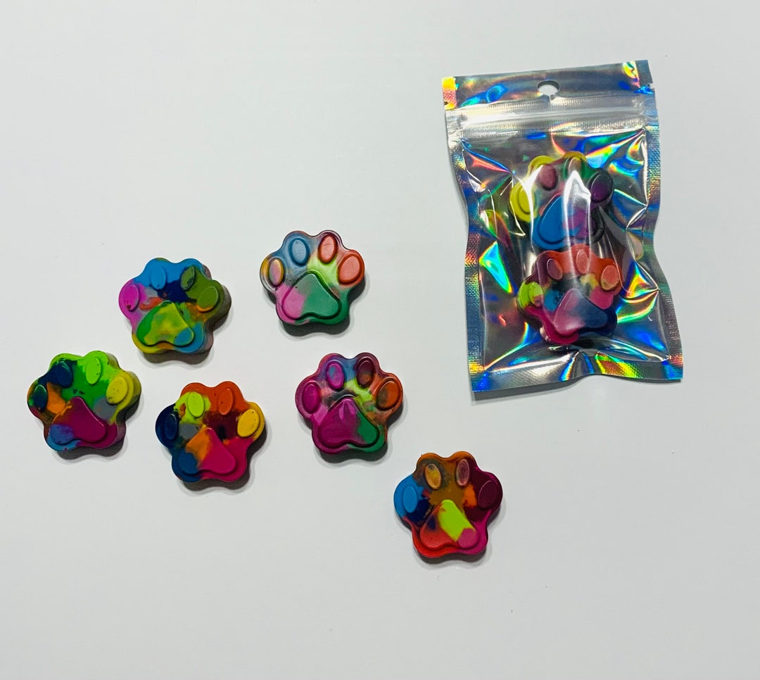 Paw Print Favors Party Favors Puppy Party Animal Crayons Dog Party ...
