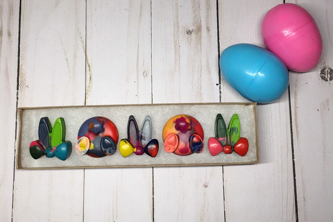 Kids Easter Basket Filler Bunny Crayons, Gifts Under Ten, Childrens ...