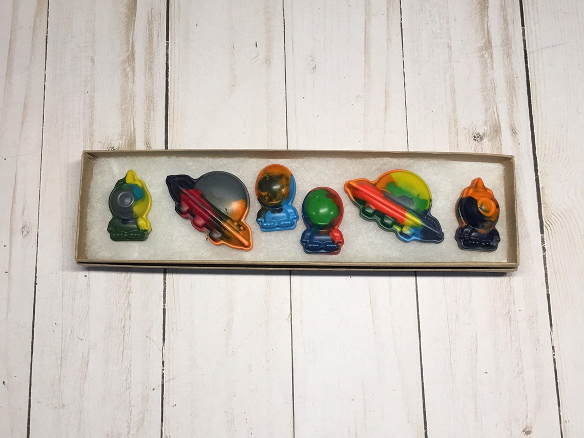 Crayons Alien Party Aliens UFO Childrens Gift Kids Gift - Etsy