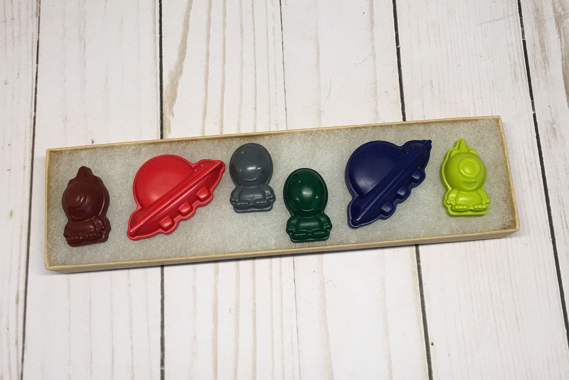 Crayons UFO Aliens Alien Party Kids Gift Gifts Under Ten | Etsy