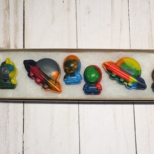 Crayons, Alien Party, Aliens, UFO, Childrens Gift, Kids Gift, UFO Party ...