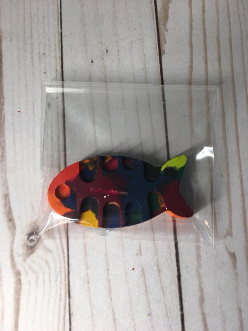 Fish Party Favors Jumbo Crayons Rainbow Crayons Kids Party | Etsy