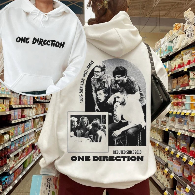 One Direction 2side Hoodie, 1D One Direction, Direction Band Tshirt ...