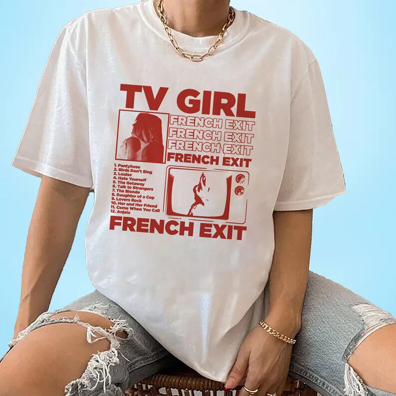 90s Vintage TV Girl, TV Girl French Exit Tee, TV Girl Artist Shirt, Tv ...