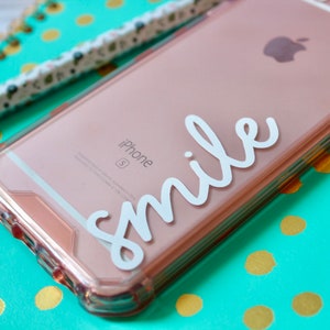 Smile Decal Sticker Phone Decal Water Bottle Decal Car - Etsy