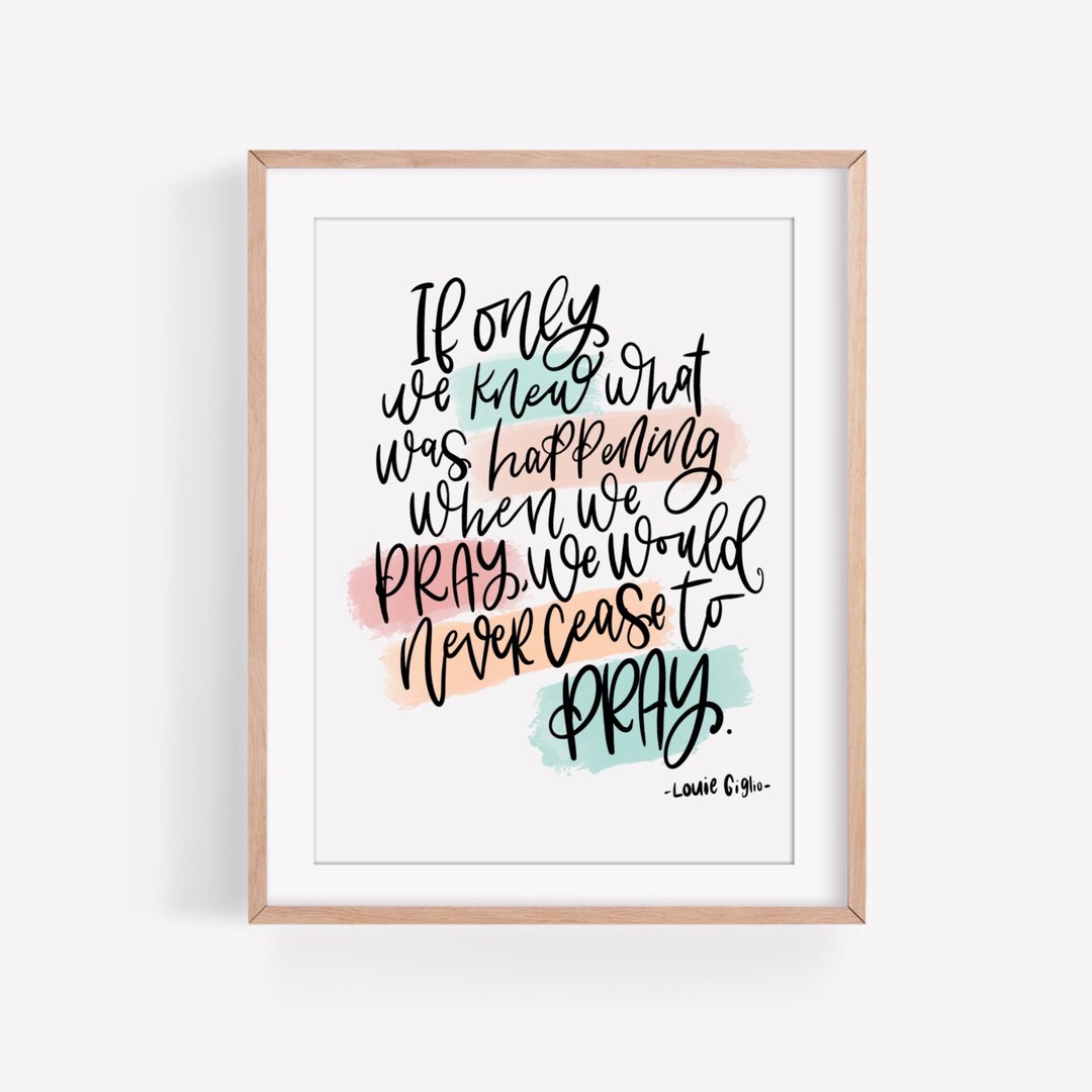 Prayer Art Print Religious Print Wall Art Digital Download Art ...