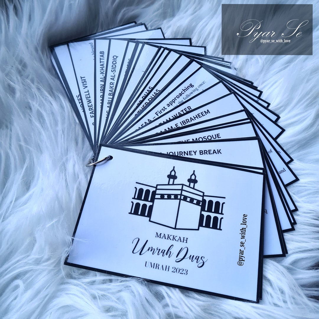 Umrah Flash Cards PRINTED | Umrah Dua Book | Makkah | Madinah | Dua ...