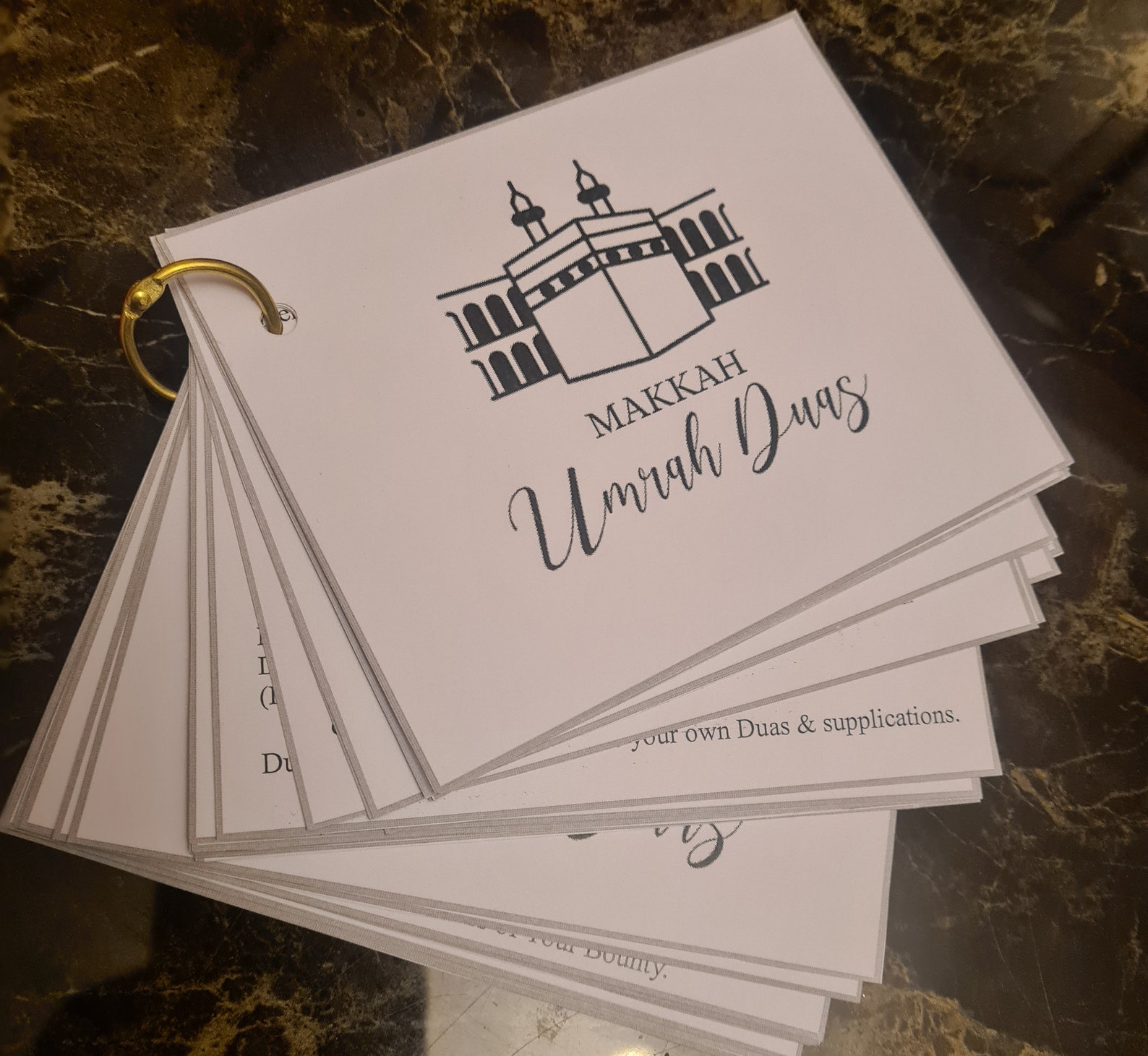 Umrah Flash Cards Download PDF Umrah Dua Book Makkah - Etsy UK