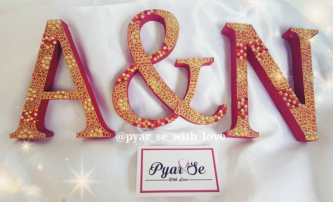 Free Standing Letters Initial Letters Customized & - Etsy