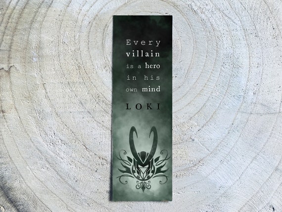Loki Inspired Bookmark - Etsy