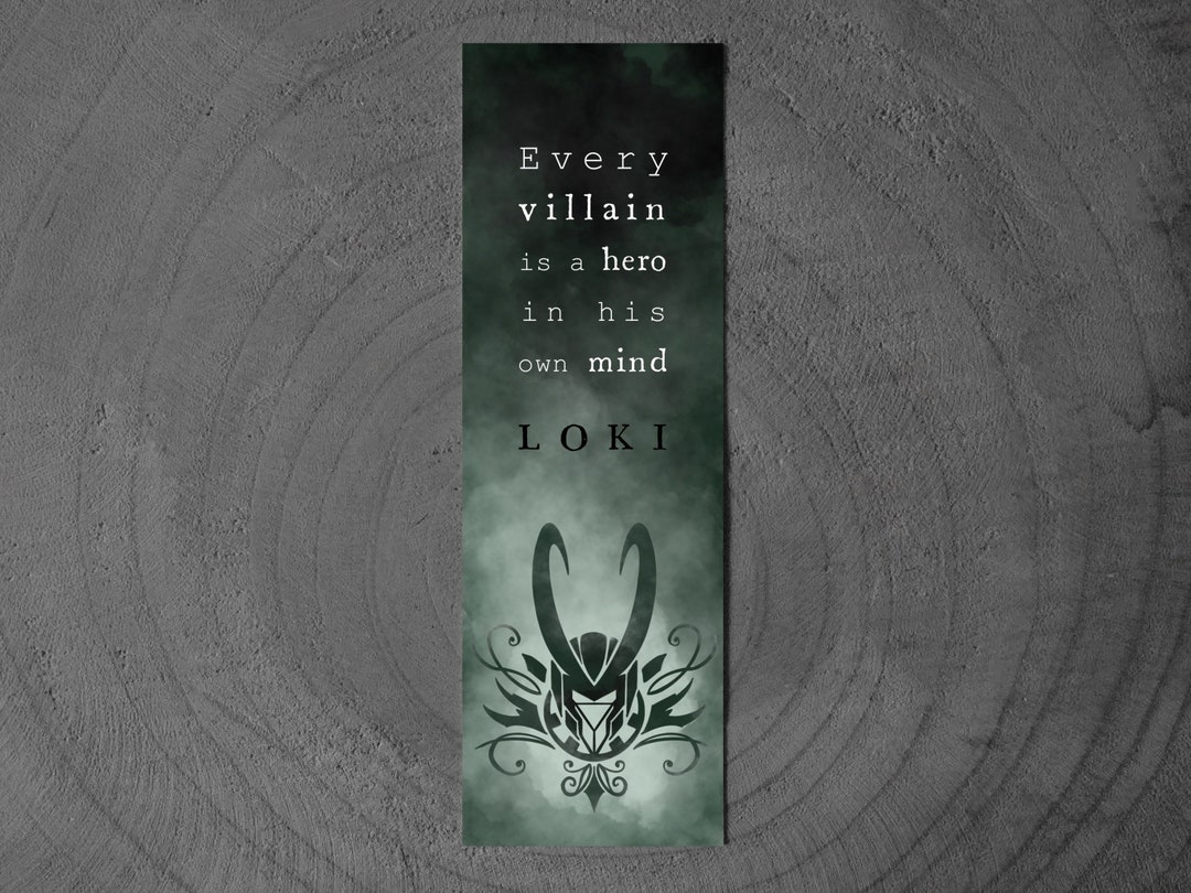 Loki Inspired Bookmark - Etsy