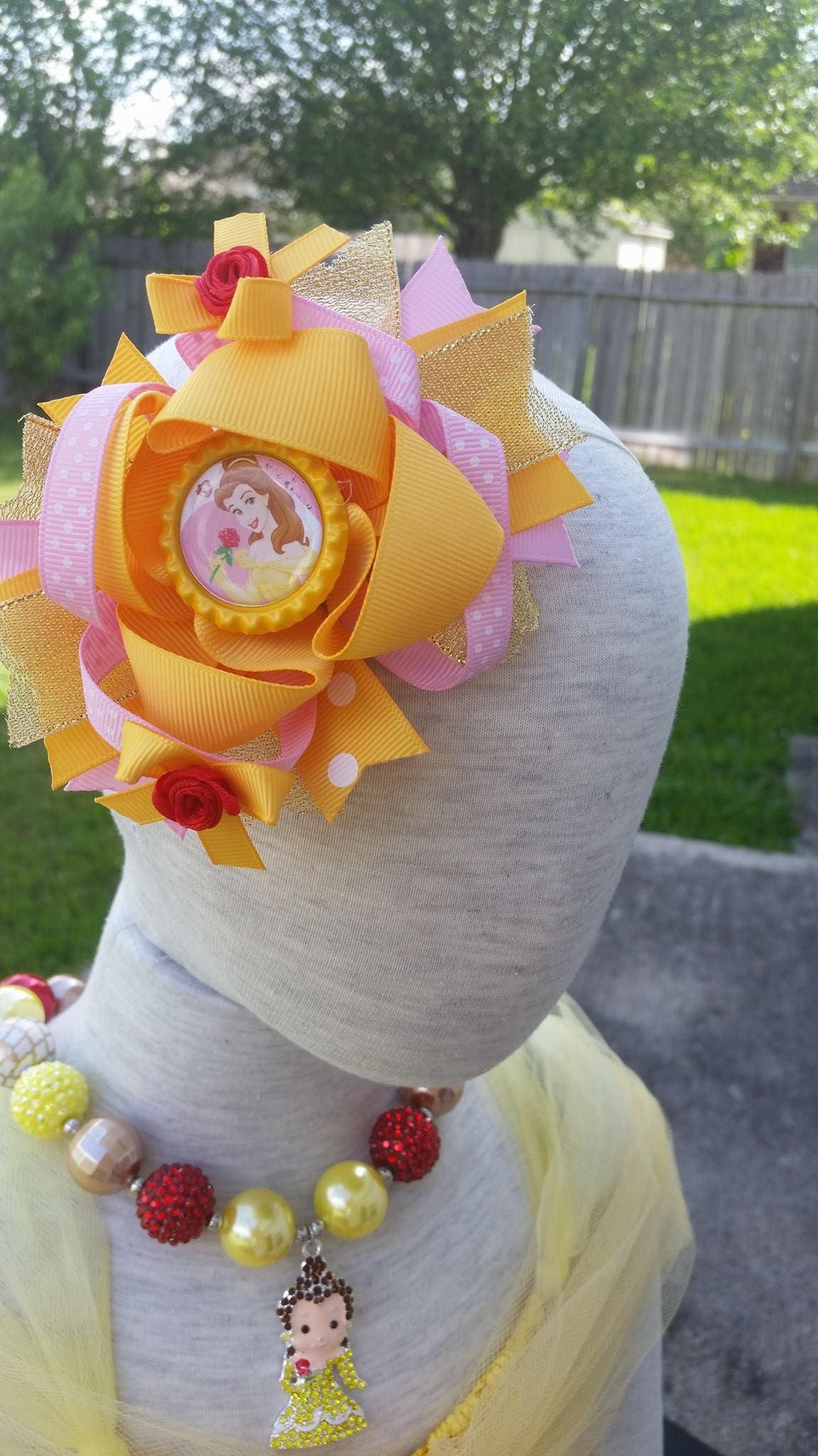 Belle Tutu Dress/beauty and the Beast/princess/inspired by Belle Tutu ...