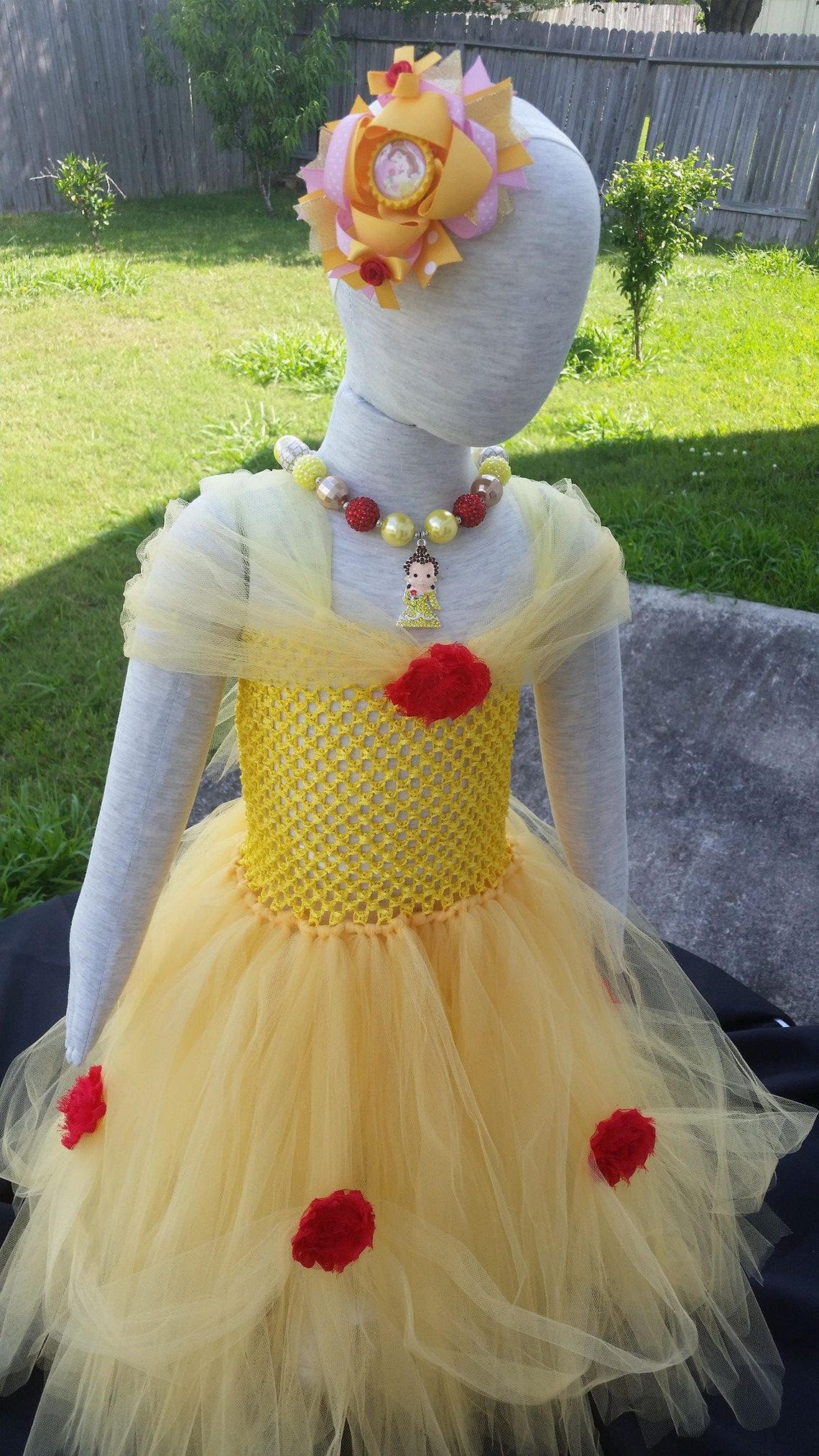 Belle Tutu Dress/beauty and the Beast/princess/inspired by Belle Tutu ...