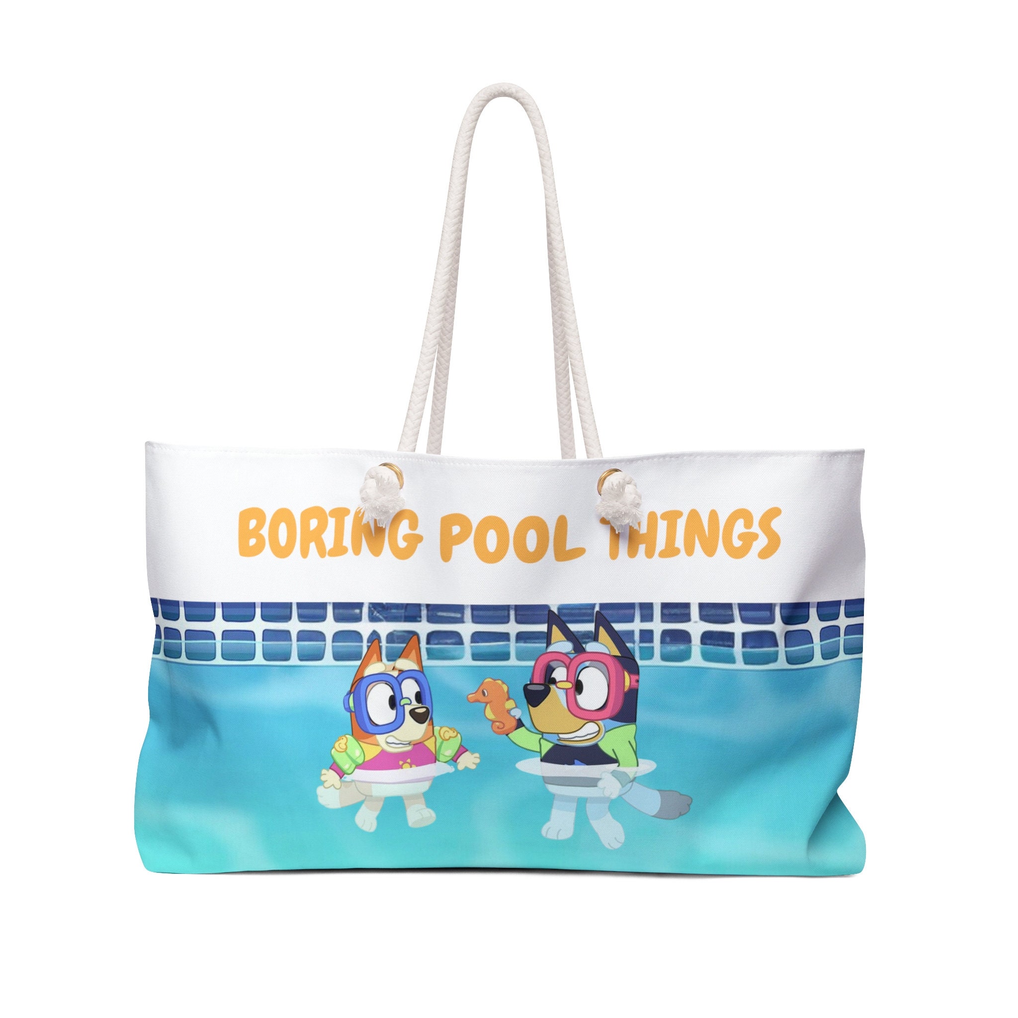 Boring Pool Things Cartoon Swim Bag - Etsy