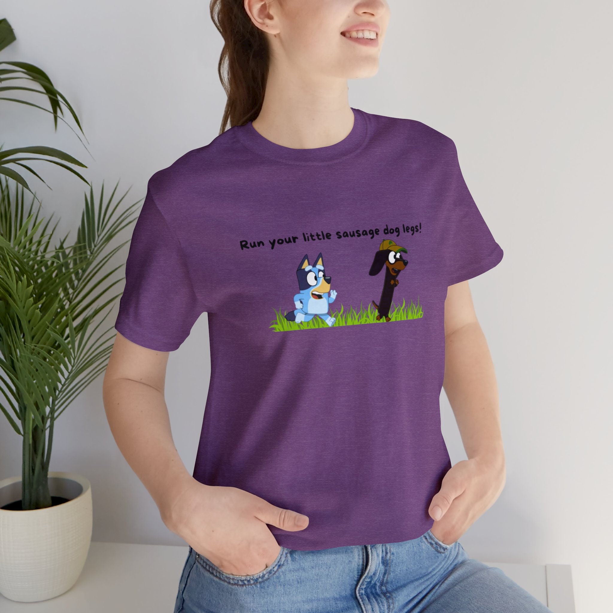 Bluey and Snickers Sausage Dog Funny Shirt - Etsy