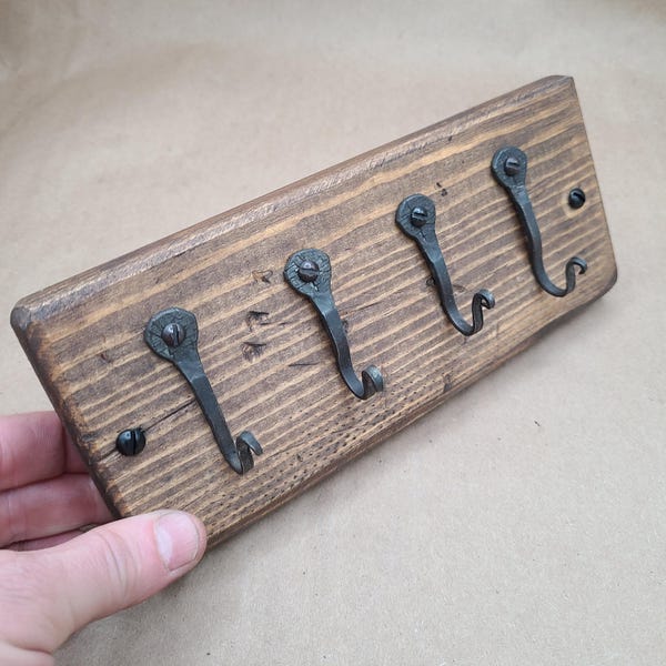 Rustic Key Hook - Etsy