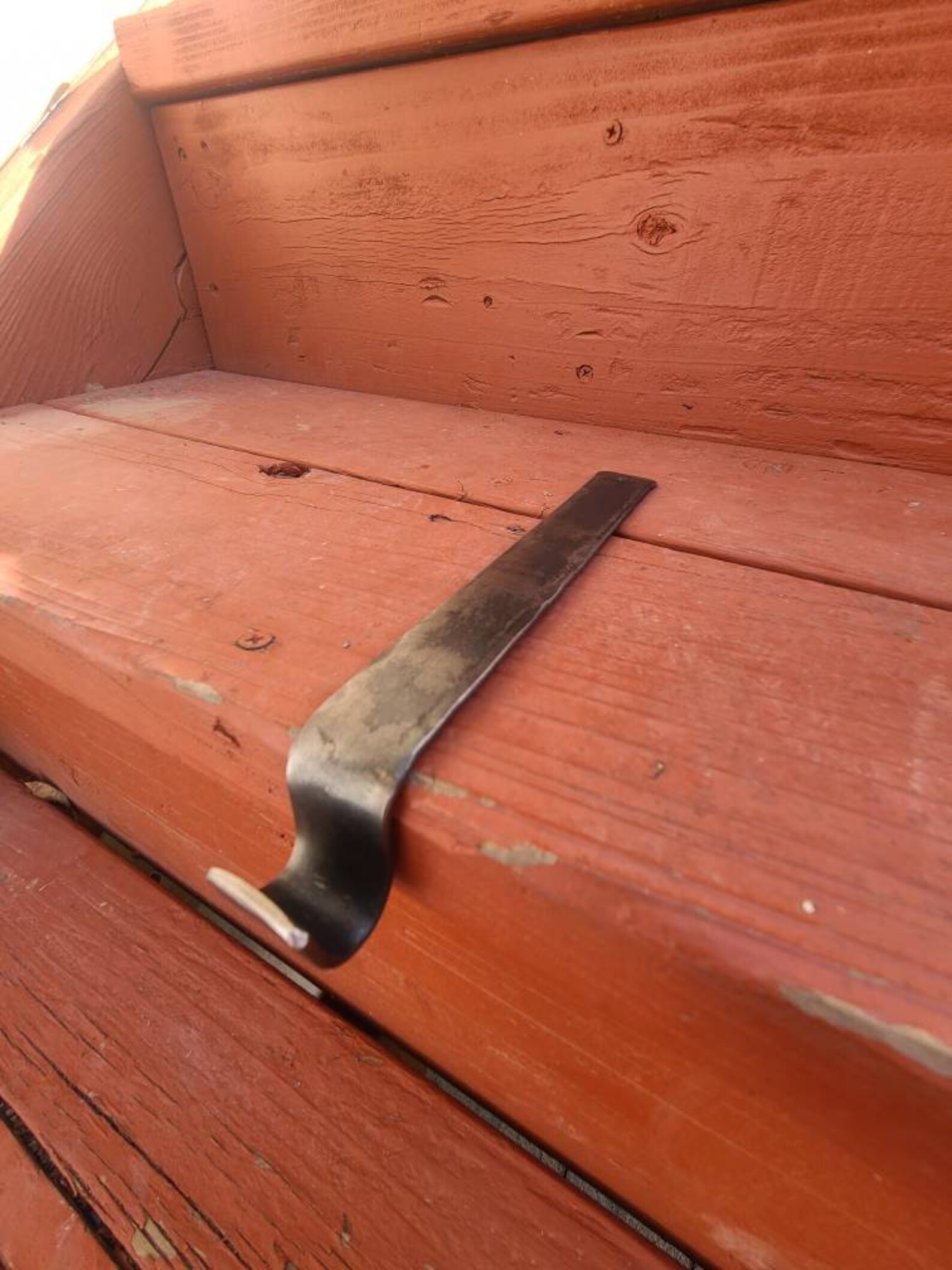 Mantle Hook Stocking Holder Hand Forged Solid Iron - Etsy