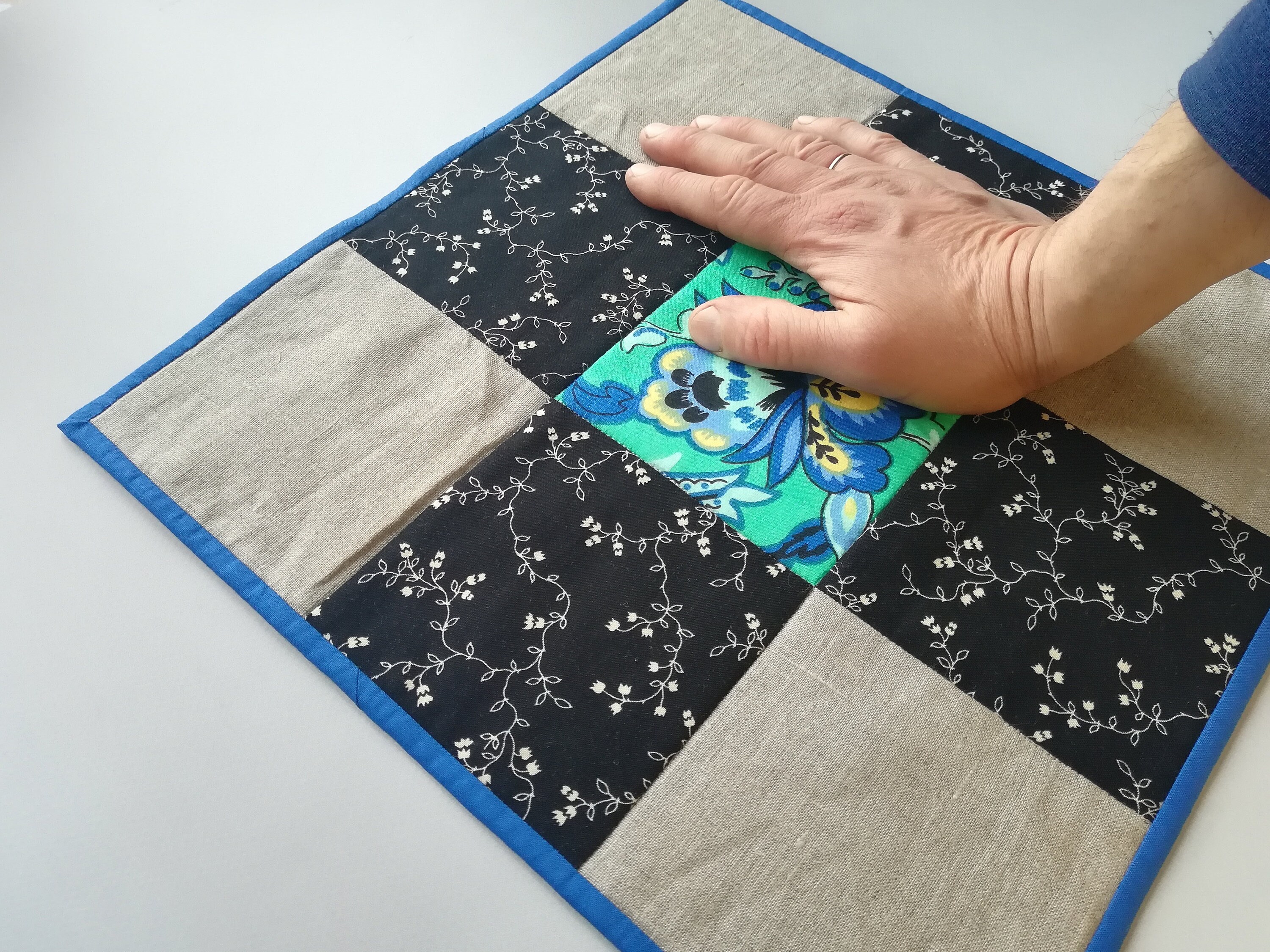 Christian Prayer Rug Mini Rug Handmade With Floral Ornament | Etsy