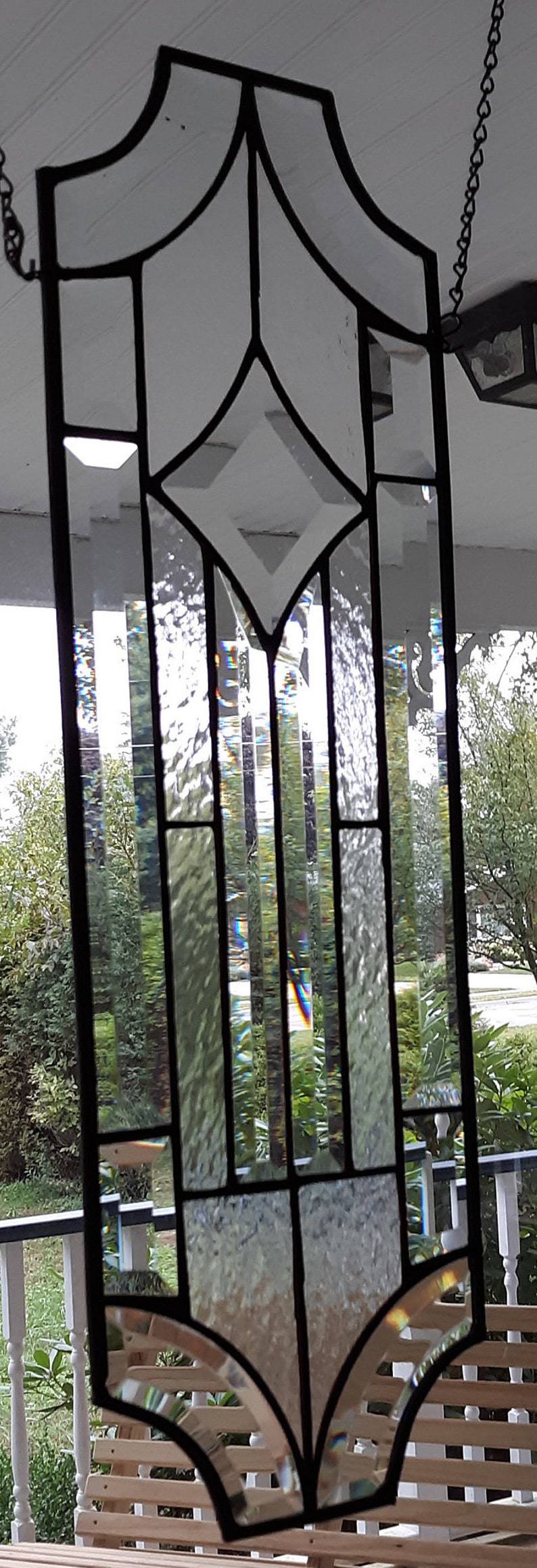 Unique Shaped Beveled Panel 24x8 | Etsy