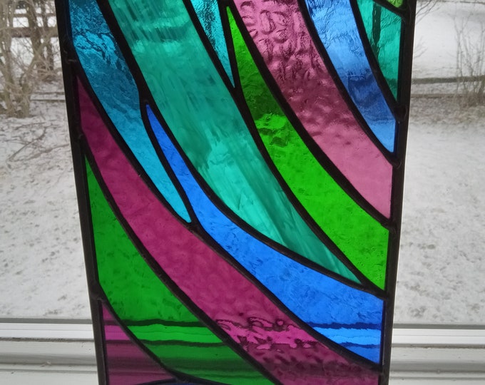 Custom Stained Glass Door Panel - Etsy