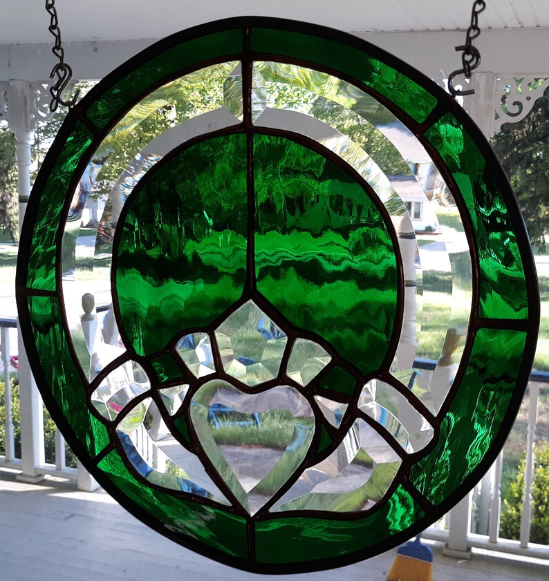 Stained Glass Claddagh - Etsy