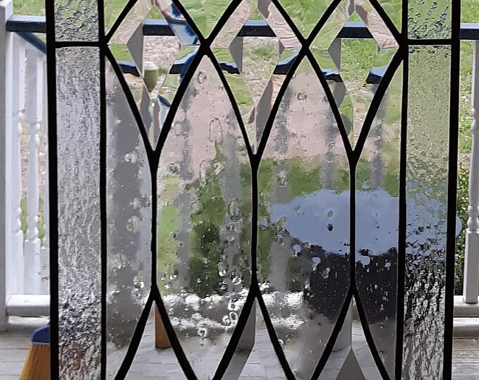 Unique Beveled Glass Panel - Etsy