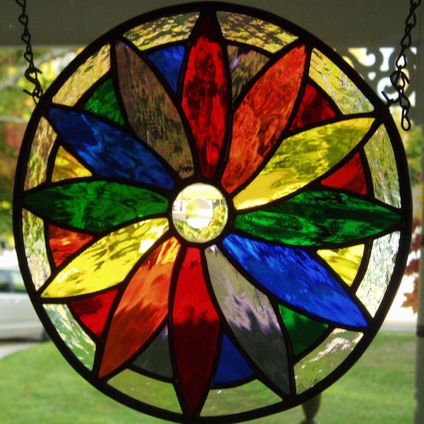 Stained Glass Color Wheel - Etsy