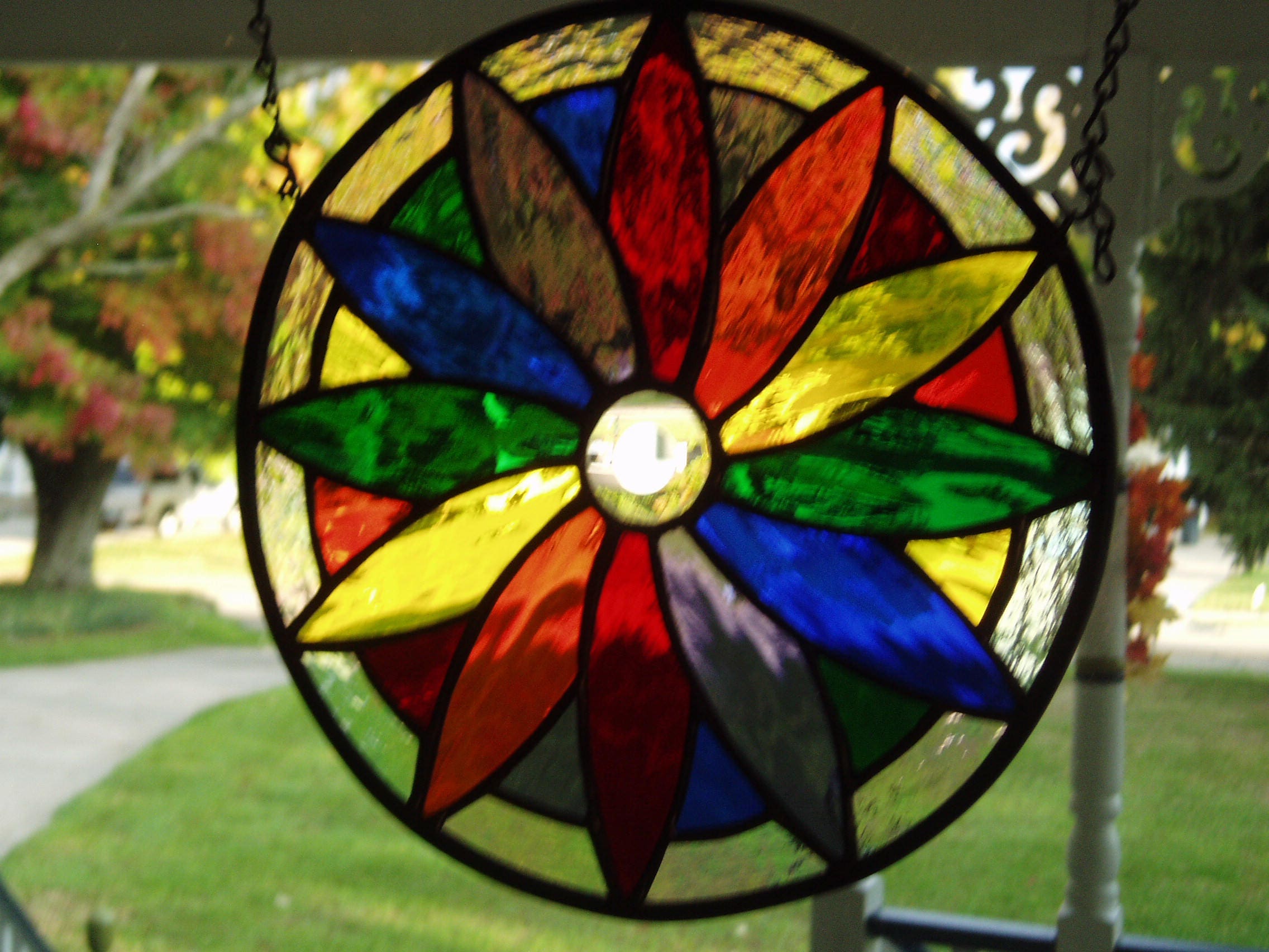 Stained Glass Circle - Etsy