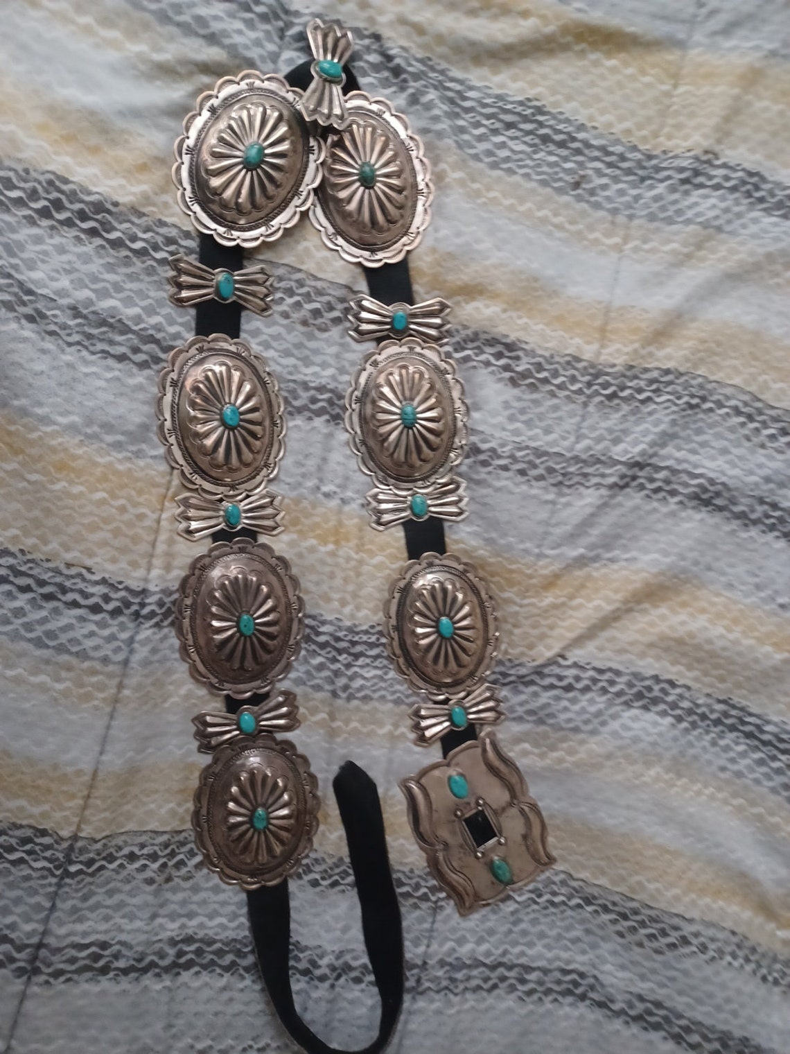 Vintage Large Heavy Navajo Concho Belt - Etsy