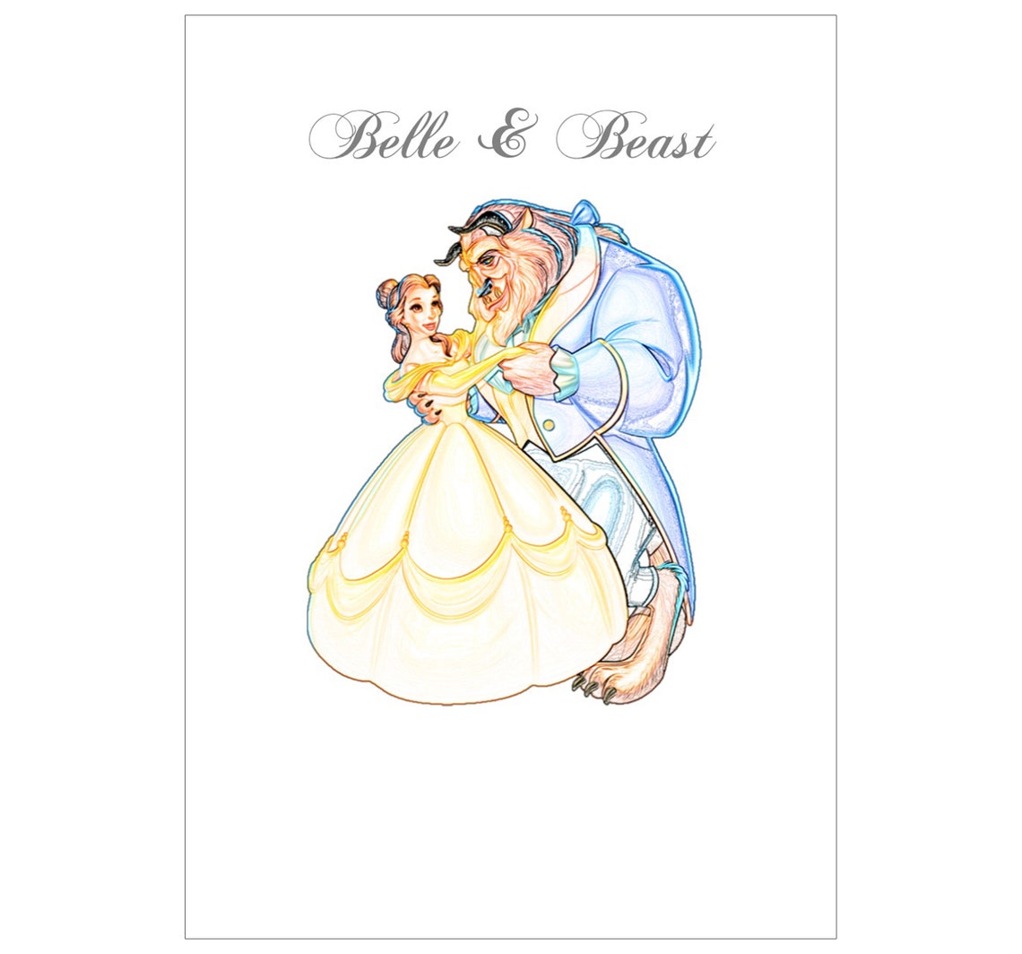 Disney Wedding Table Seating Plan, Watercolor Illustrated Character ...